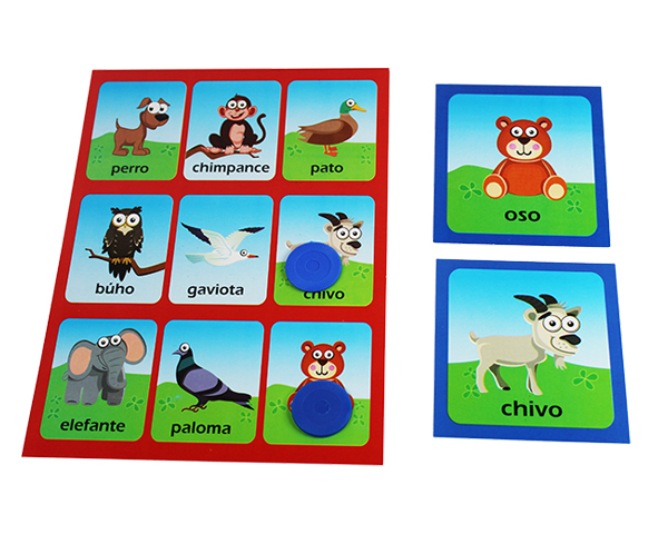 Lotería de sonidos de los animales - Juguetes y Materiales Didácticos ...