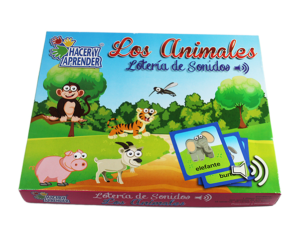 Lotería de sonidos de los animales - Juguetes y Materiales Didácticos ...